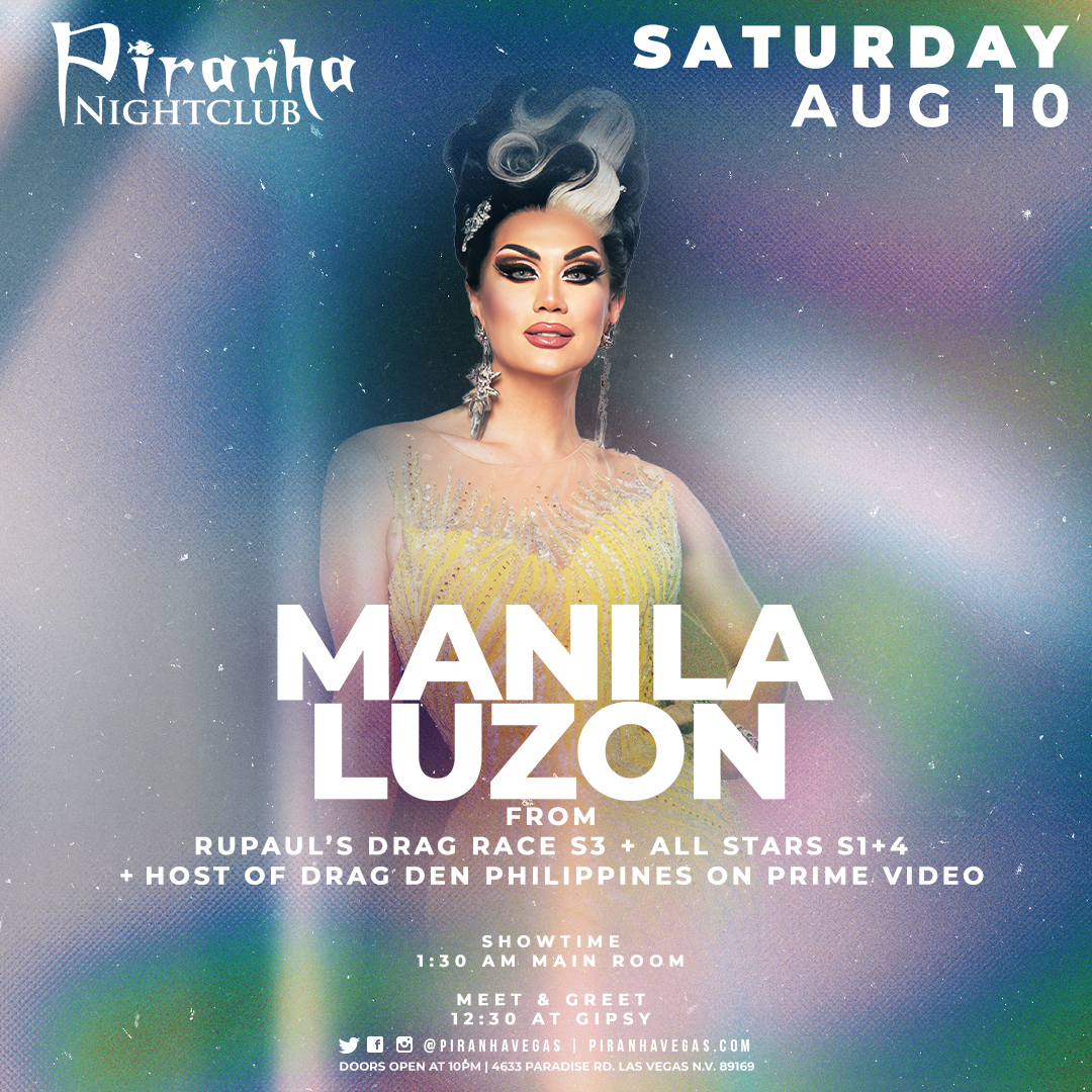 Buy Tickets to PIRANHA PRESENTS MANILA LUZON FROM RUPAULS DRAG RACE in ...