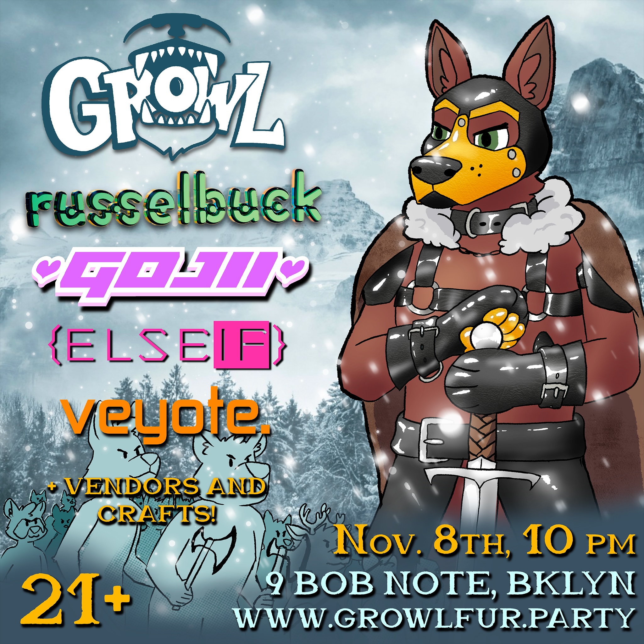 Buy Tickets to GROWL in Brooklyn on Nov 08, 2024