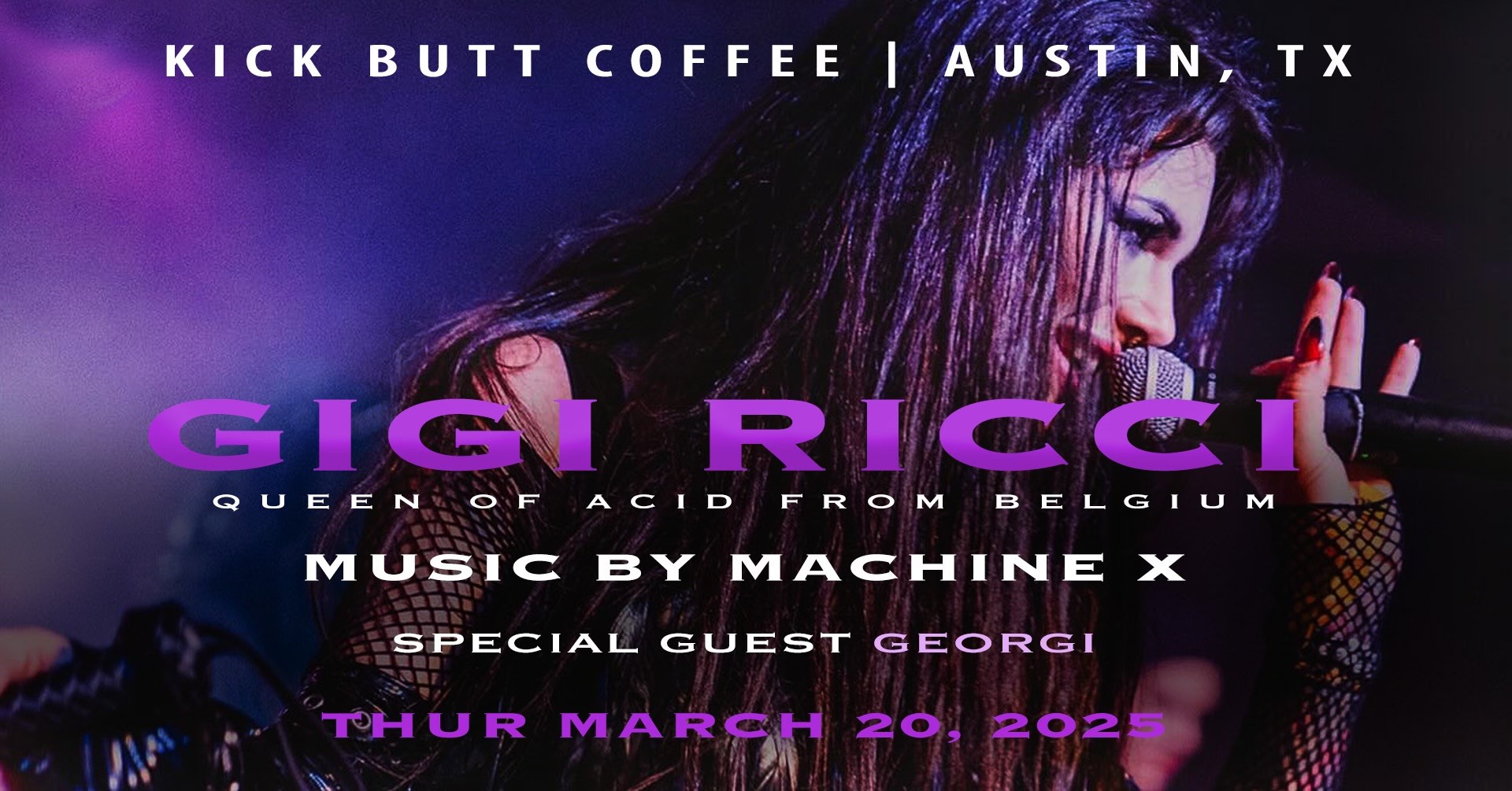 Buy Tickets to Gigi Ricci: Queen of Acid Live at Kick Butt Coffee in ...