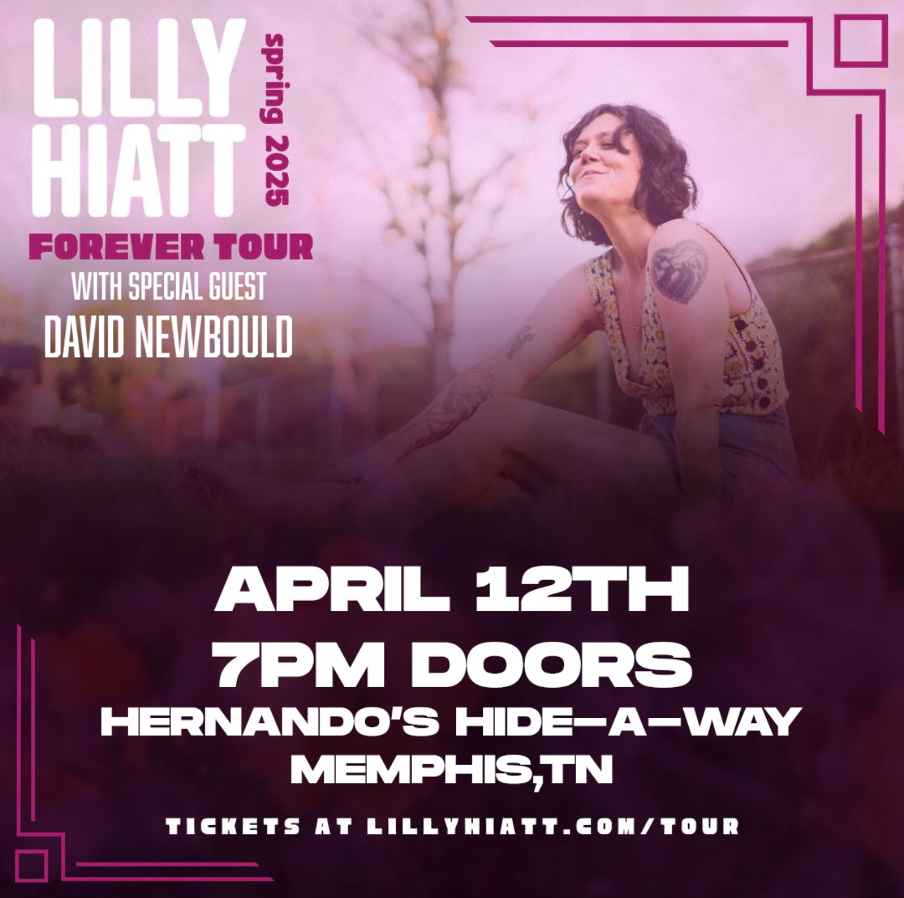 Buy Tickets to Lilly Hiatt w/ David Newbould at Hernando's Hide-A-Way ...