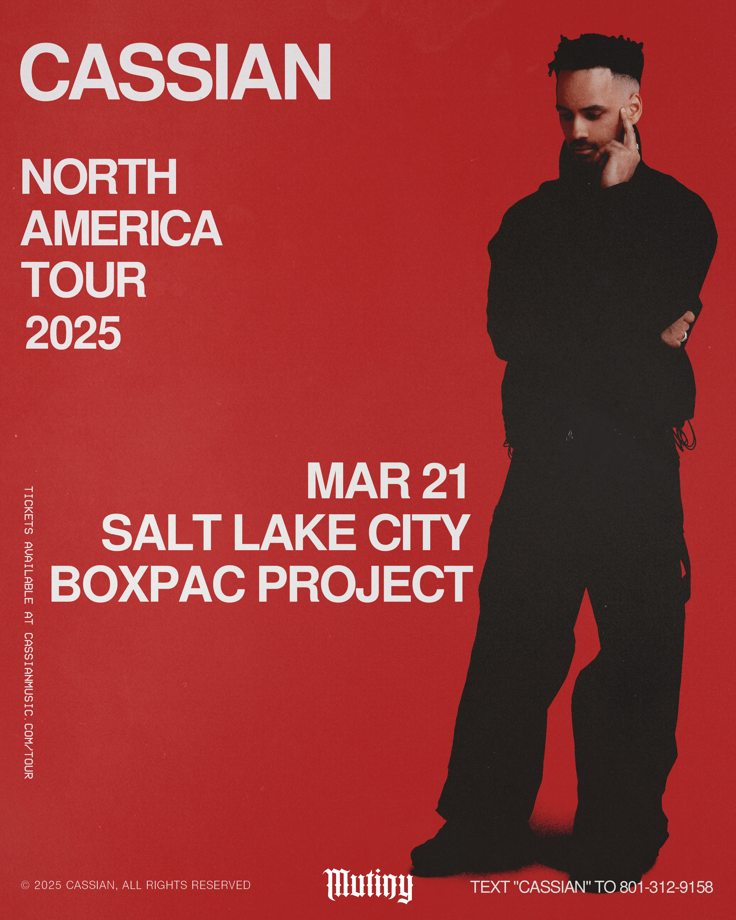 Buy Tickets to MUTINY PRESENTS: CASSIAN - NORTH AMERICA TOUR (21+) in ...