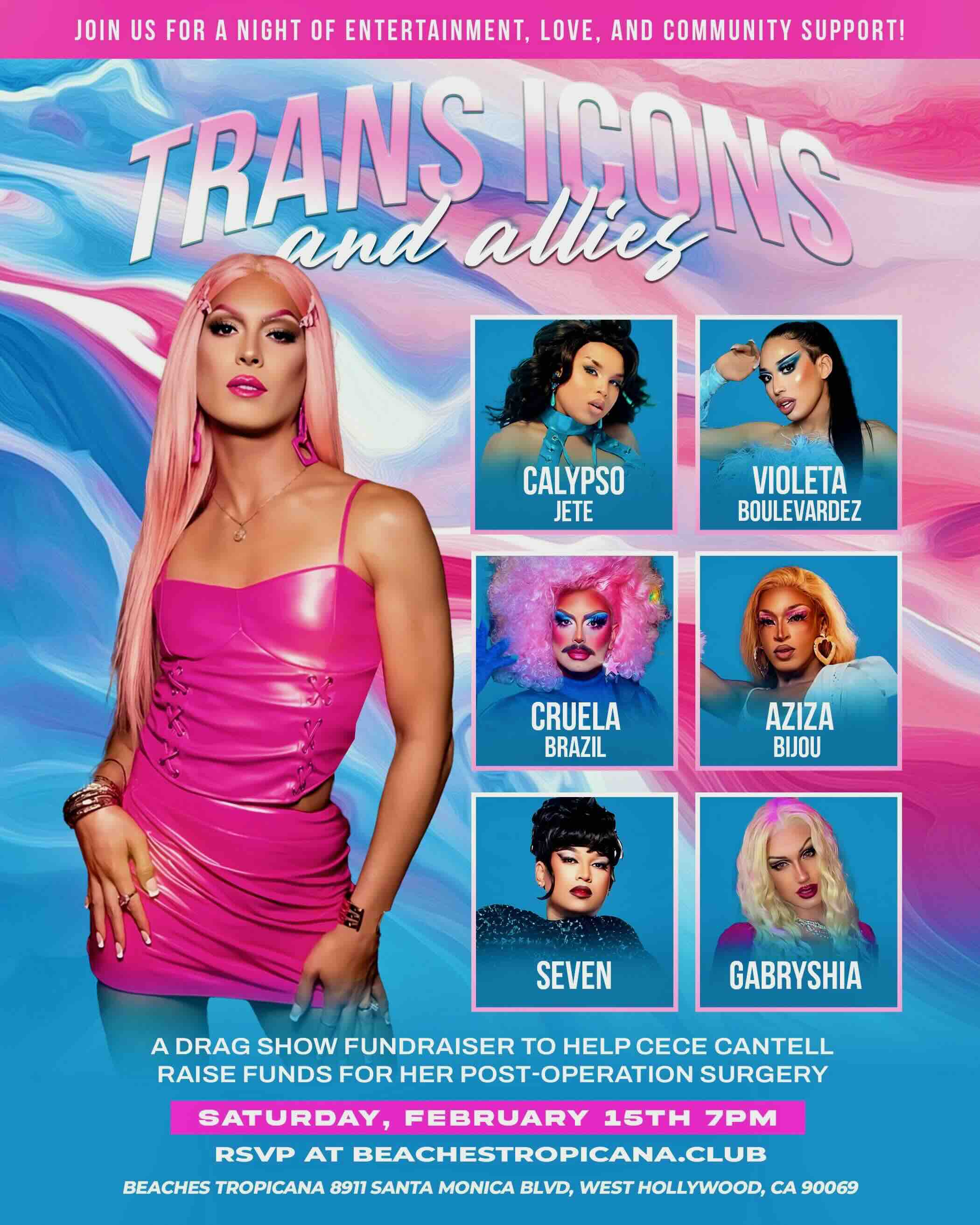 Buy Tickets to TRANS ICONS AND ALLIES in West Hollywood on Feb 15, 2025