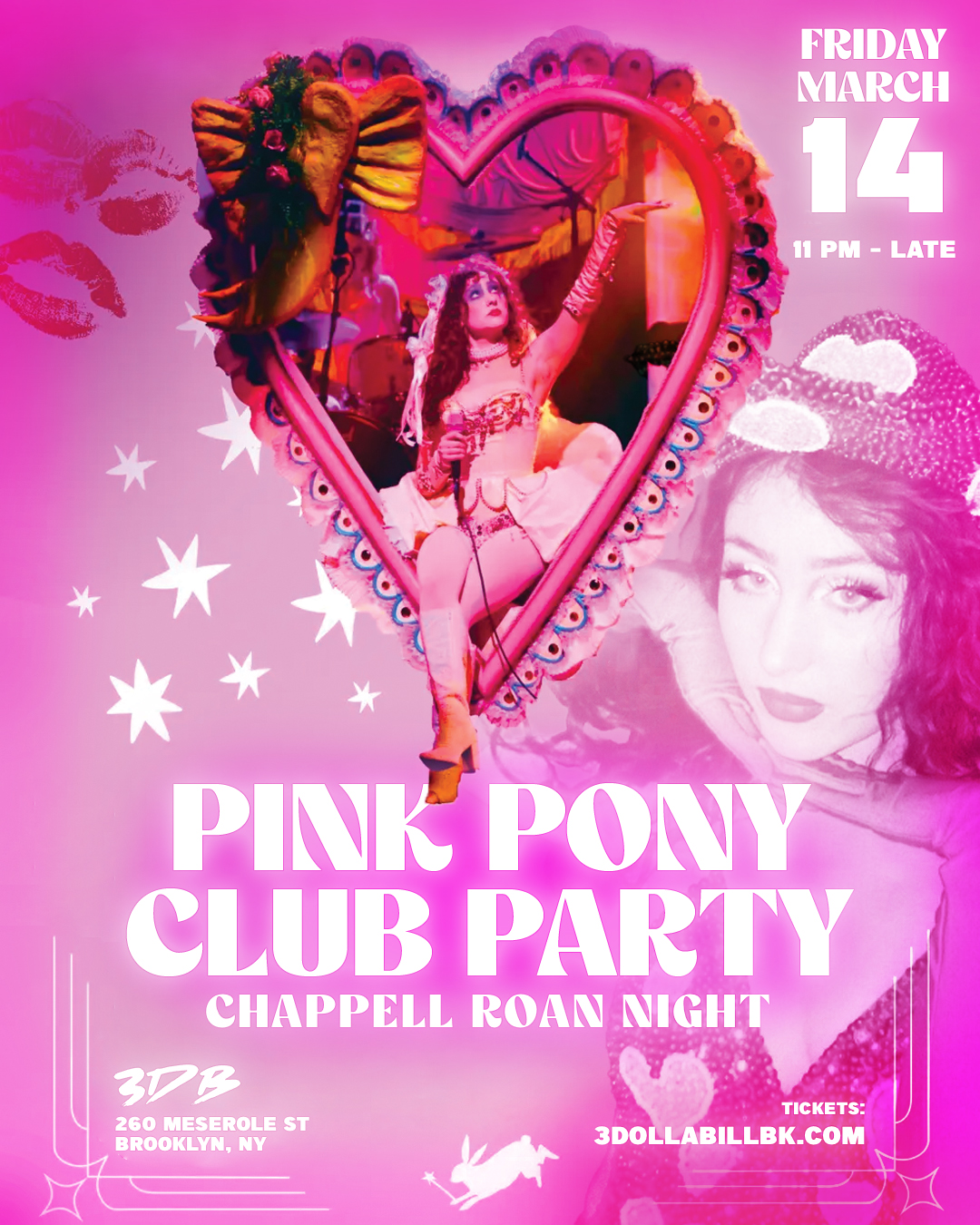 Buy Tickets to PINK PONY CLUB PARTY in Brooklyn on Mar 14, 2025