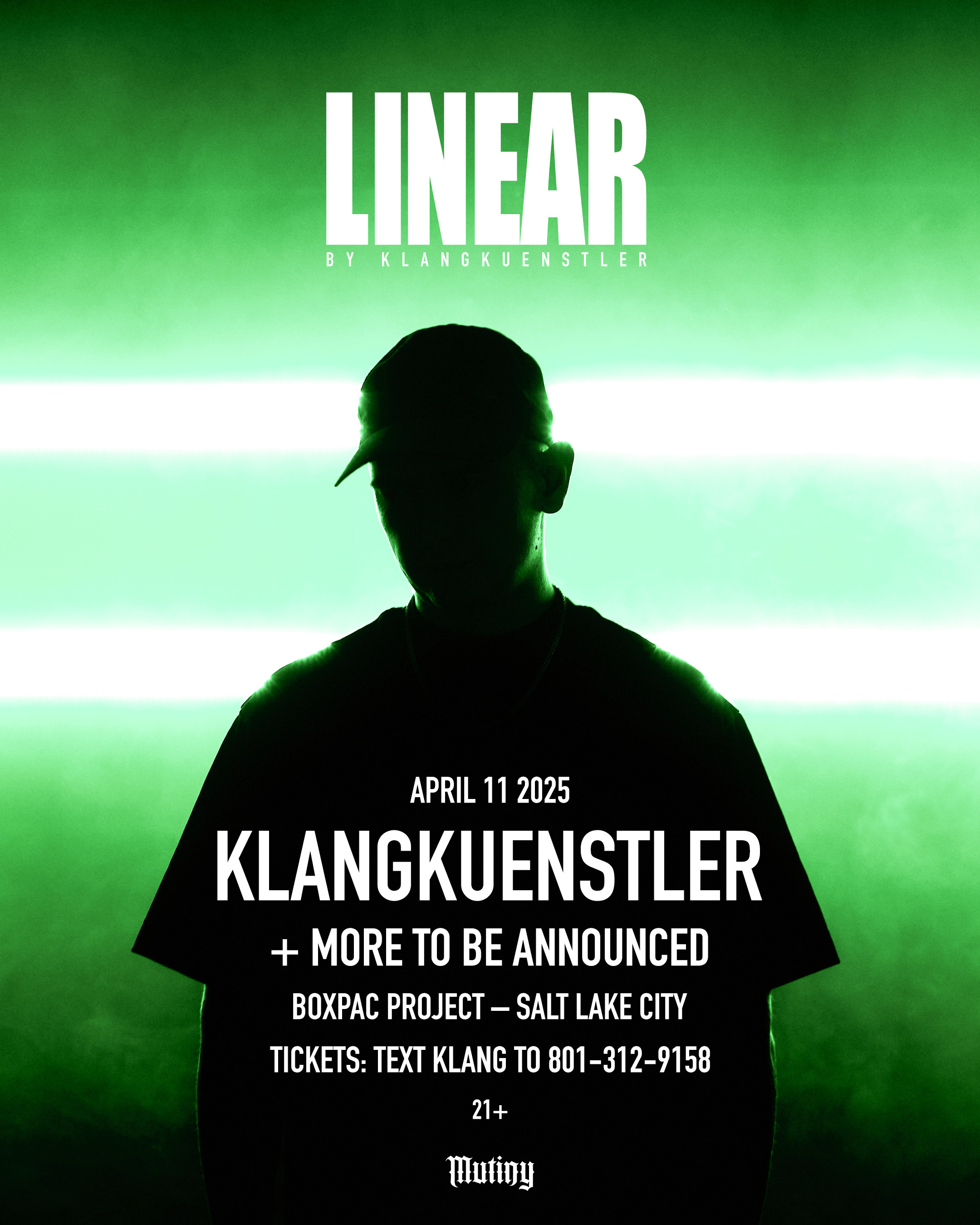 Buy Tickets to Klangkuenstler presents LINEAR (21+) in Salt Lake City ...