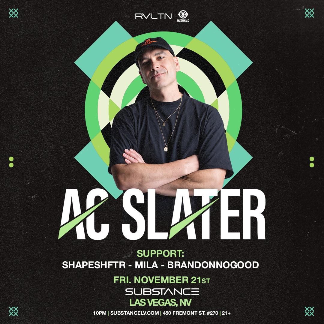 Buy Tickets to RVLTN & Insomniac Presents: AC SLATER + more! (21+) in ...