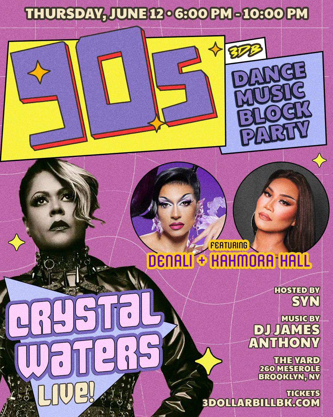 Buy Tickets to Crystal Waters Live! 90s Dance Music Block Party in ...