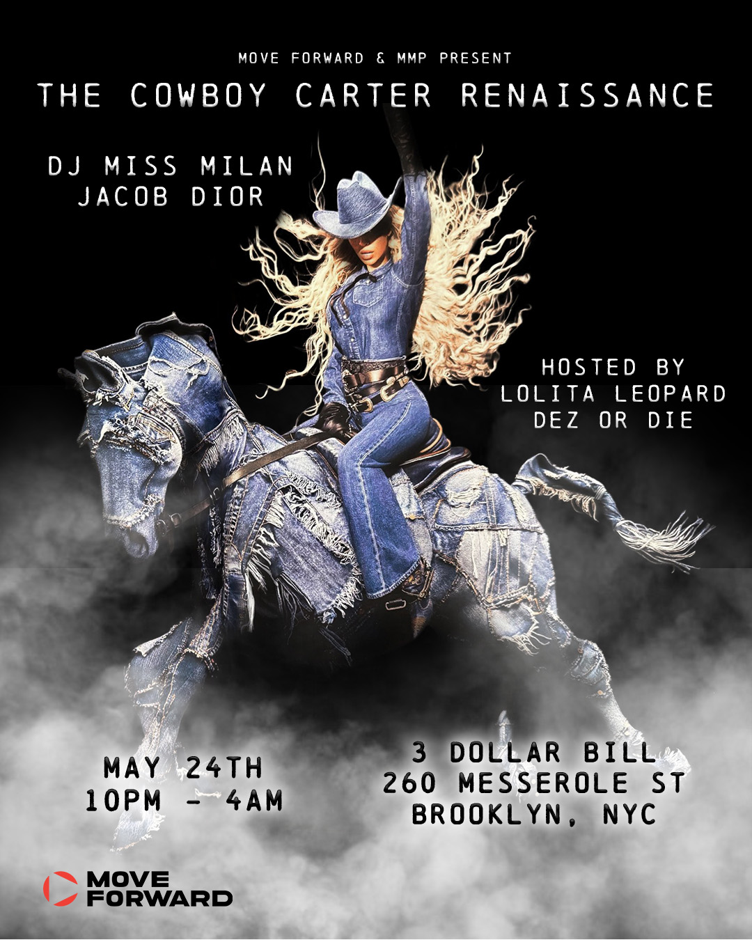 Buy Tickets to The Cowboy Carter Renaissance in Brooklyn on May 24, 2025