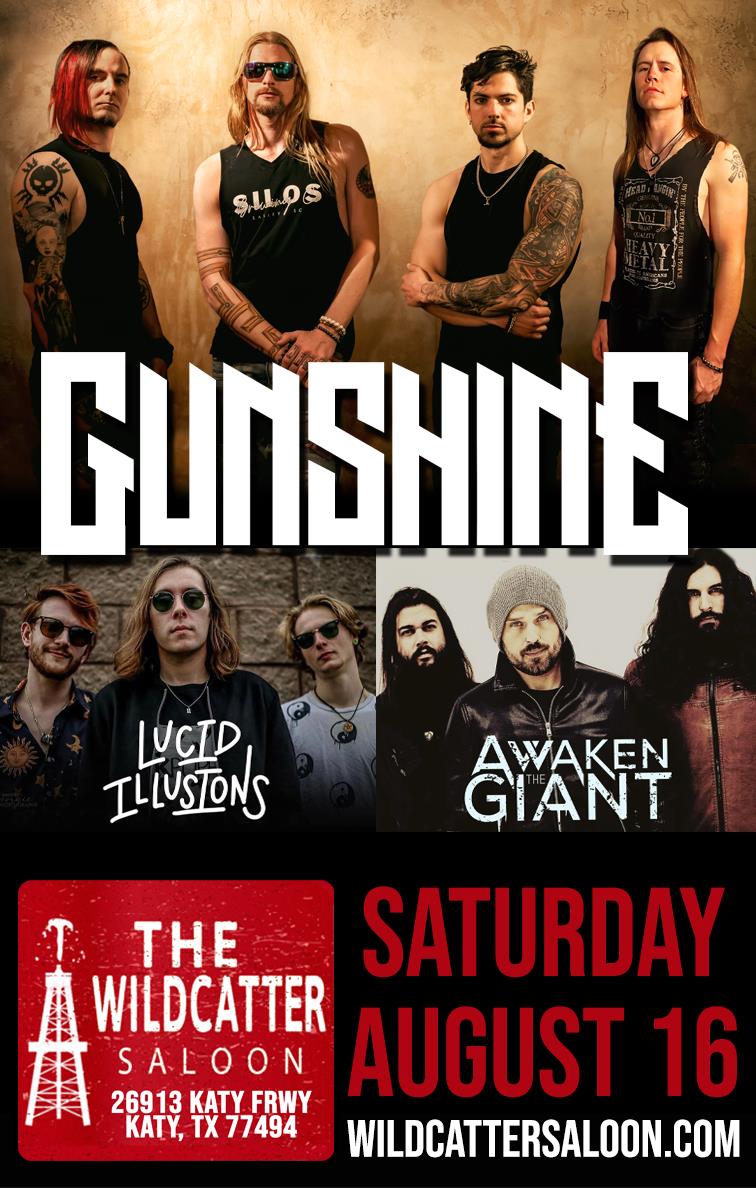 Buy Tickets to GUNSHINE W/AWAKEN THE GIANT & LUCID ILLUSIONS in Katy on ...