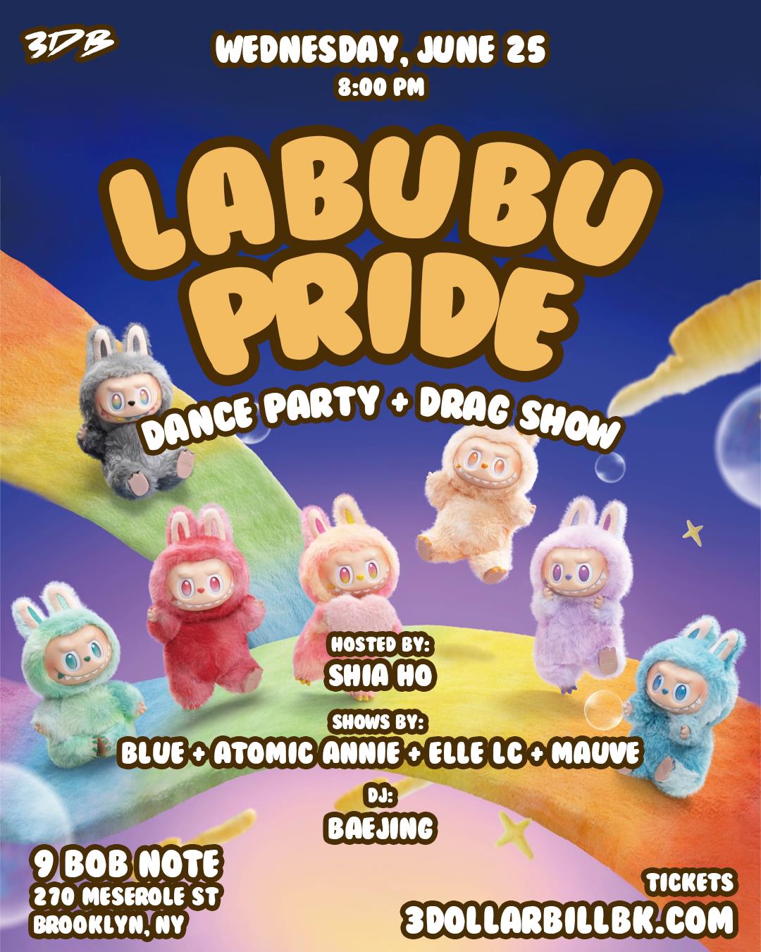 Buy Tickets to Labubu Pride in Brooklyn on Jun 25, 2025