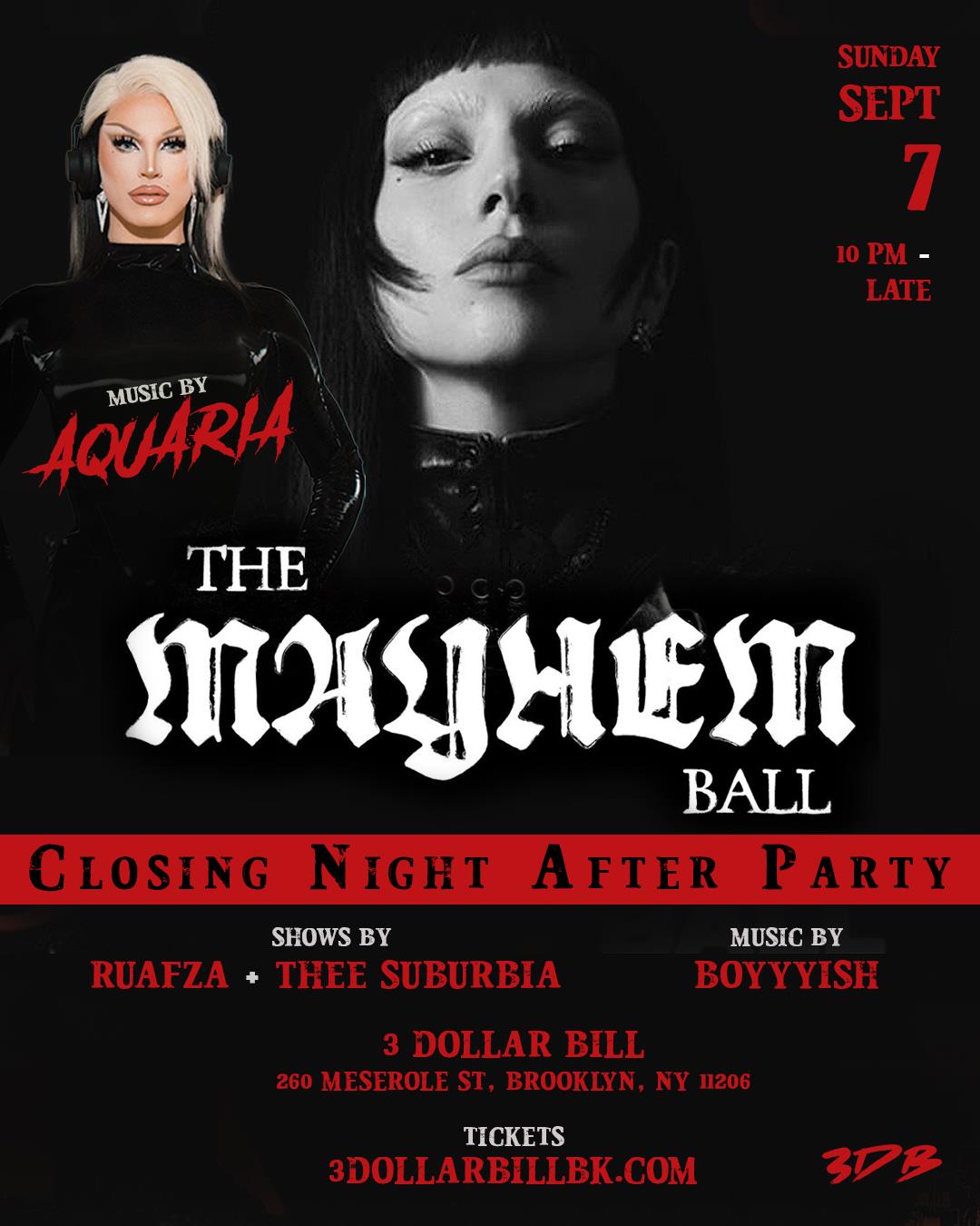 Buy Tickets to The Mayhem Ball: Closing Night After Party in Brooklyn ...